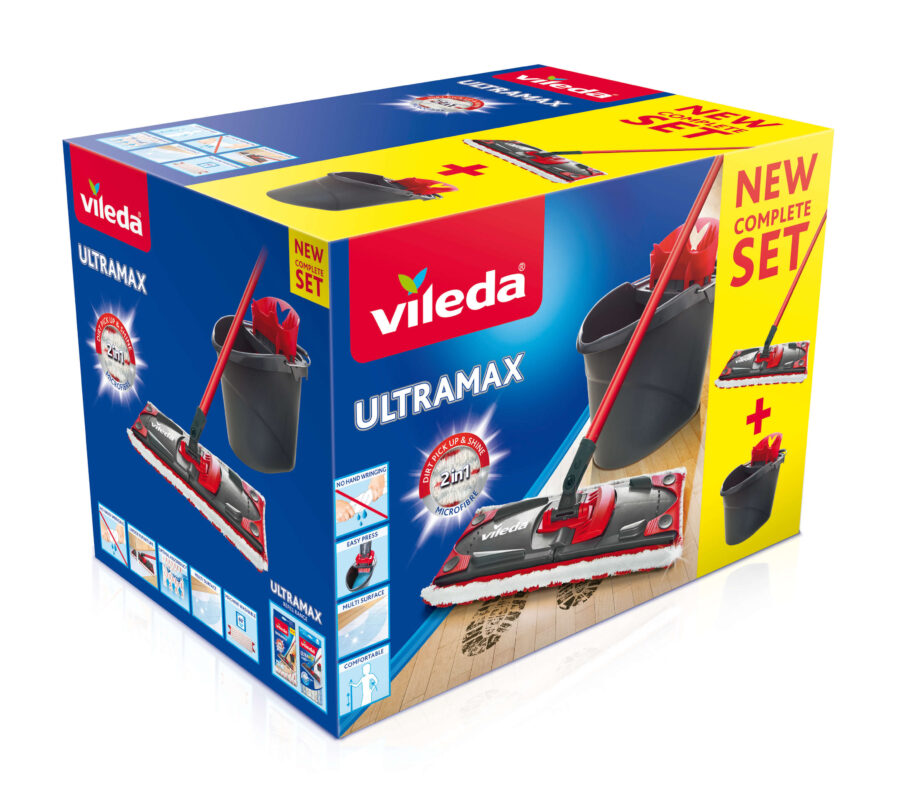 Σύστημα σφουγγαρίσματος Ultra Max Vileda (1 τμχ) σε ΠΡΟΣΦΟΡΑ ...