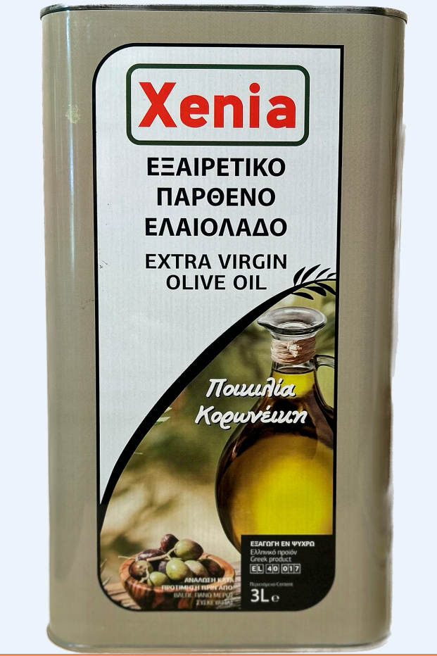 Εξαιρετικό Παρθένο Ελαιόλαδο Μεταλ. Δοχείο Xenia (3 lt) σε ΠΡΟΣΦΟΡΑ ...
