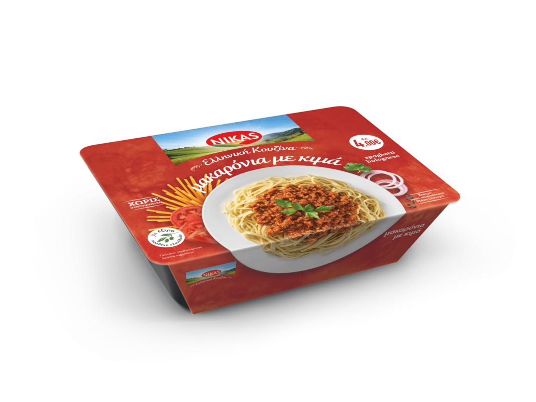 Μακαρόνια με Κιμά Ελληνκή Κουζίνα Nikas (400g) σε ΠΡΟΣΦΟΡΑ ...