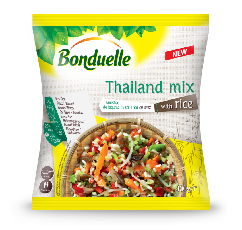 Thai Mix με Ρύζι Bonduelle (400g) σε ΠΡΟΣΦΟΡΑ - Supermarket24.gr
